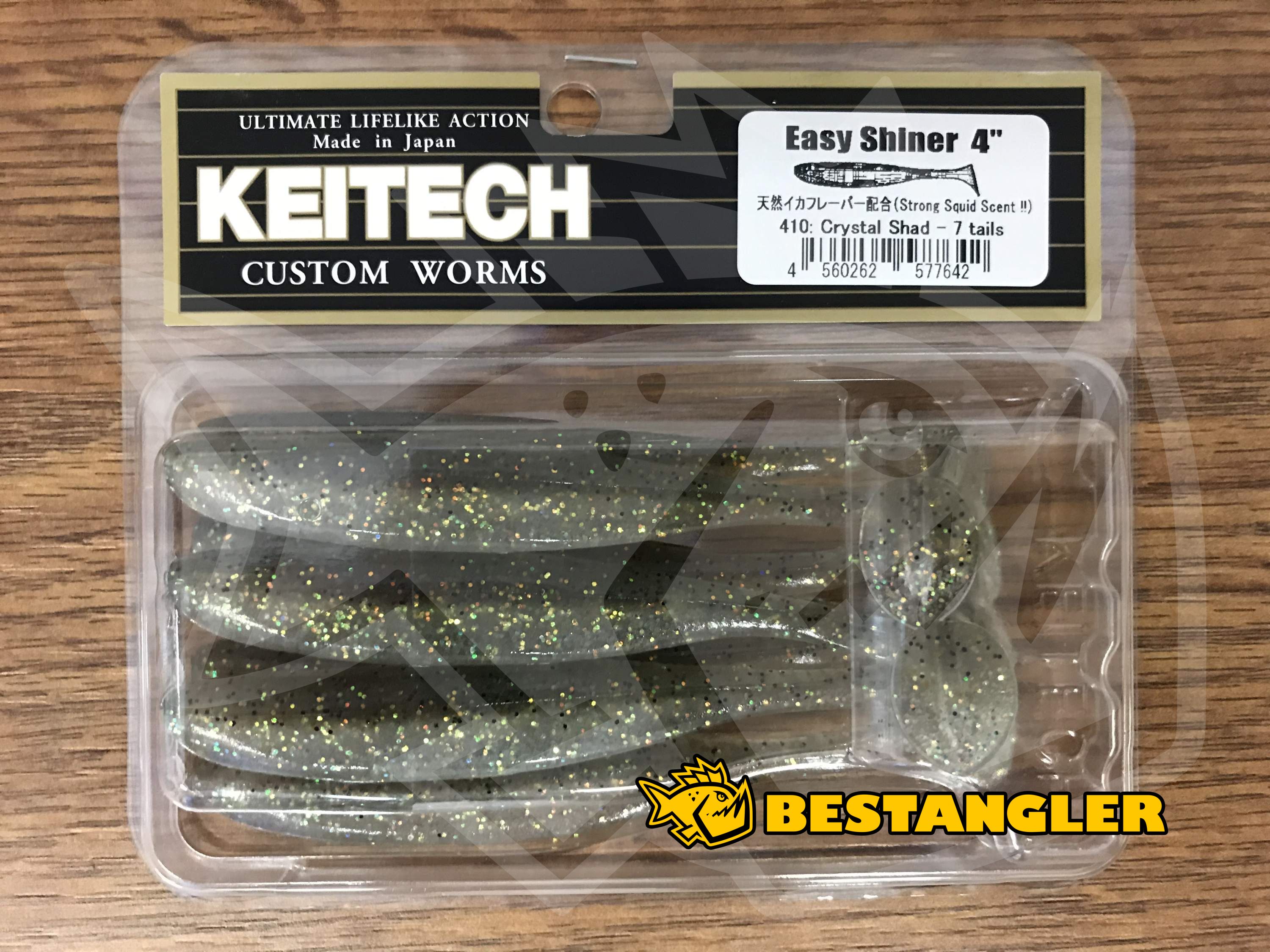 Keitech Easy Shiner 4" Crystal Shad | BESTANGLER.com