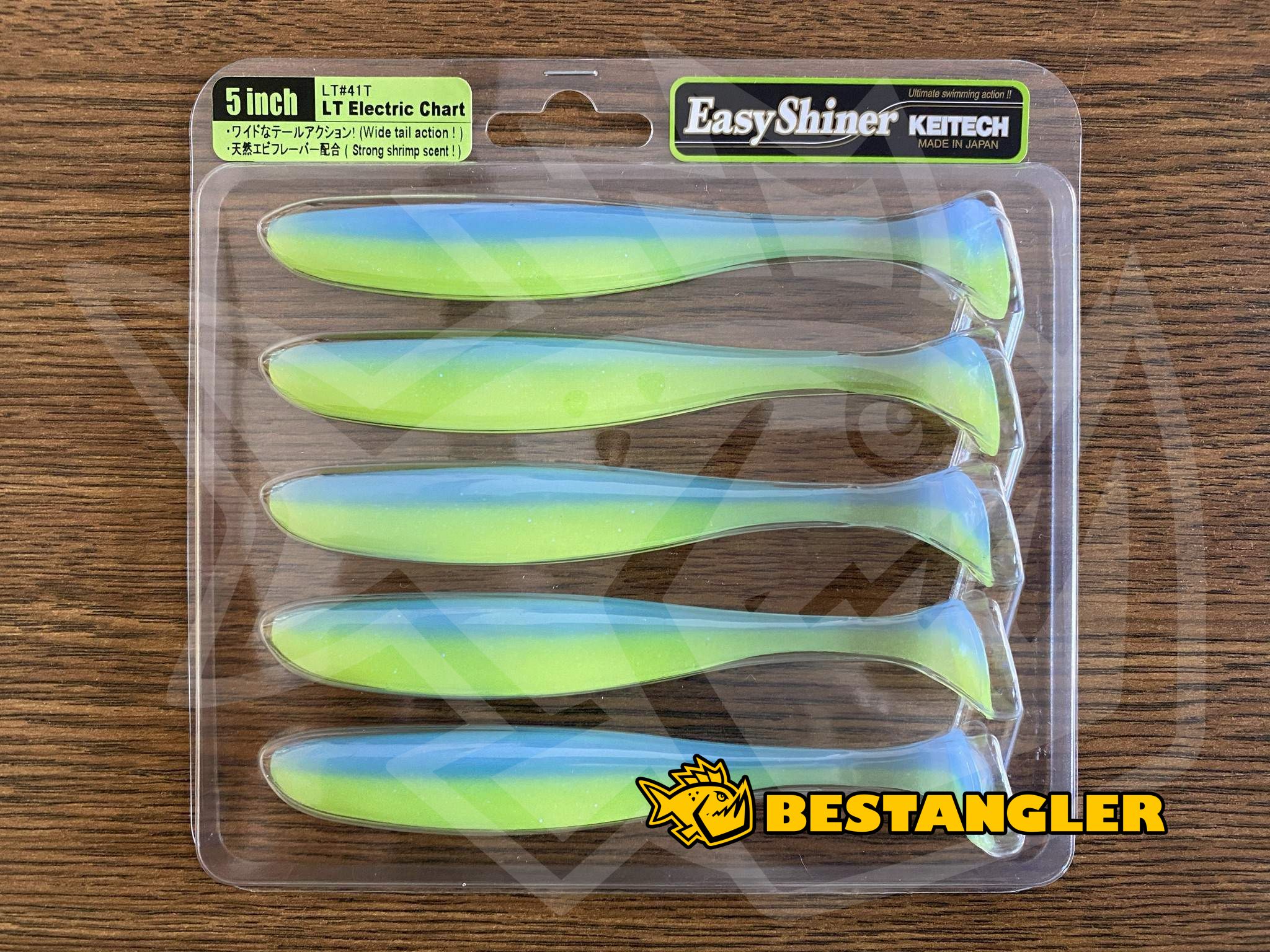 Keitech Easy Shiner 5" Electric Chart | BESTANGLER.com
